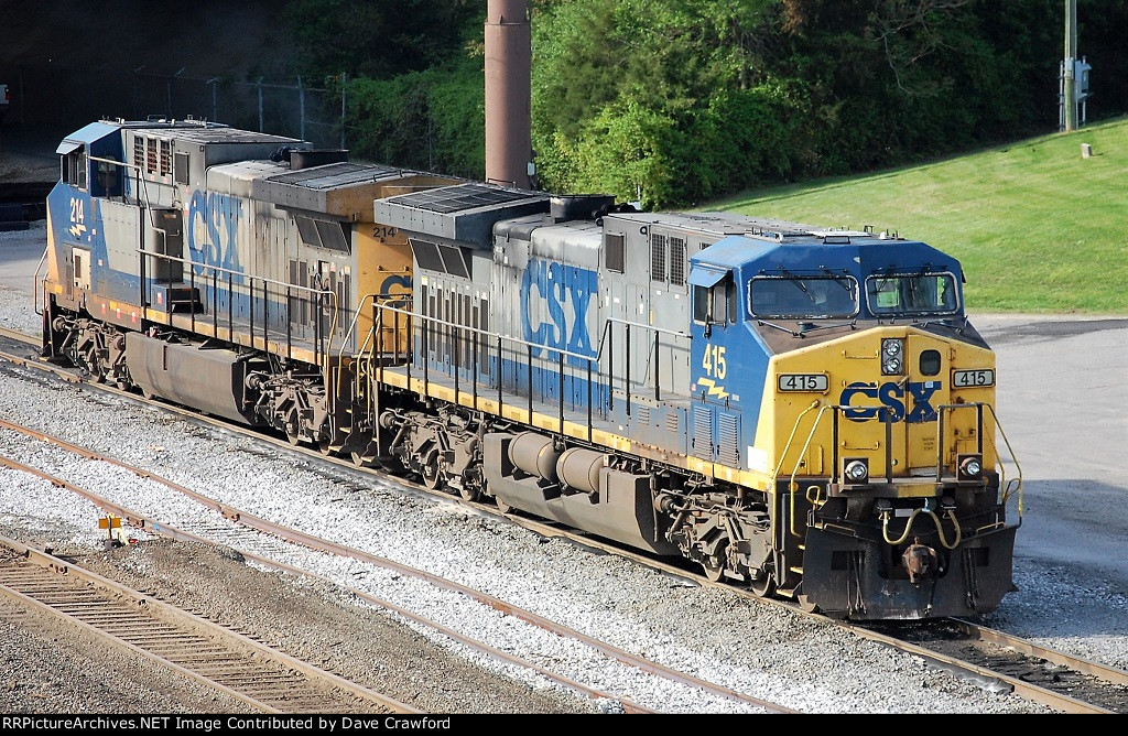 CSX 415 and 214